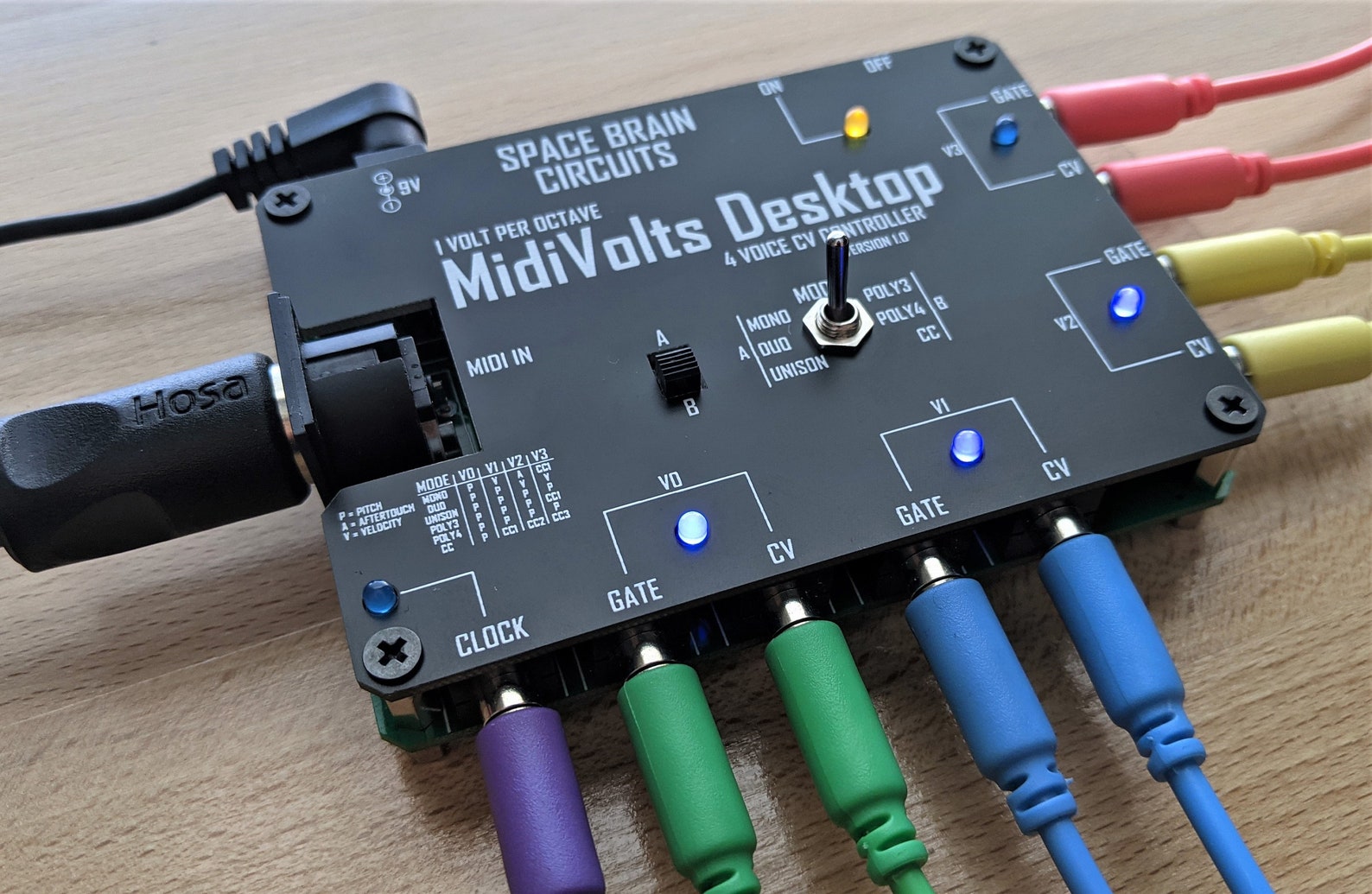 Midivolts Desktop Polyphonic 4 Voice Midi to CV Controller - Etsy