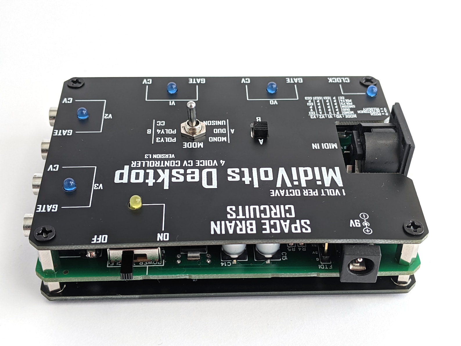 Midivolts Desktop Polyphonic 4 Voice Midi to CV Controller - Etsy