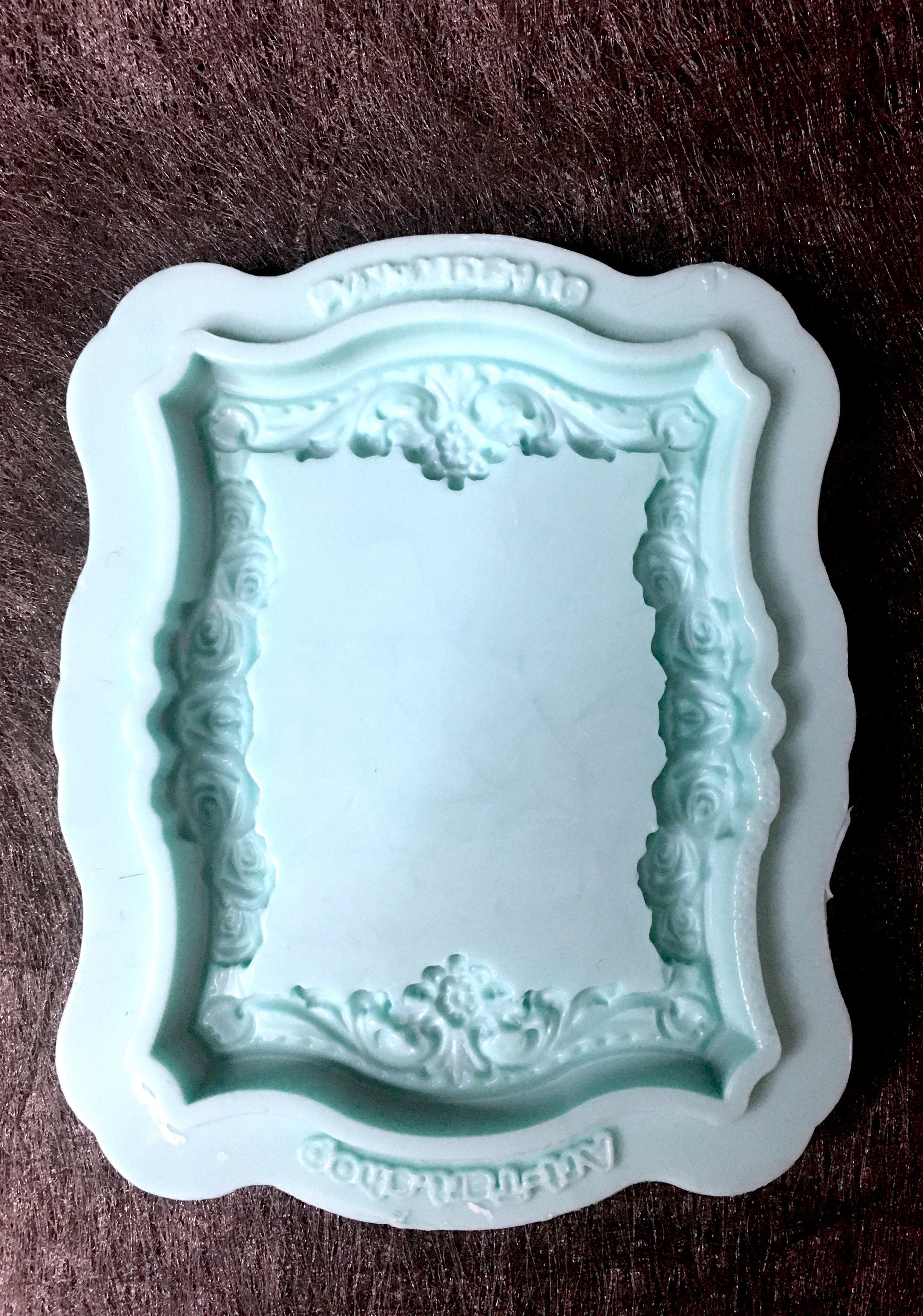 Antique Baroque Swirls Mirror Mold for Cake Decorating Clay - Etsy