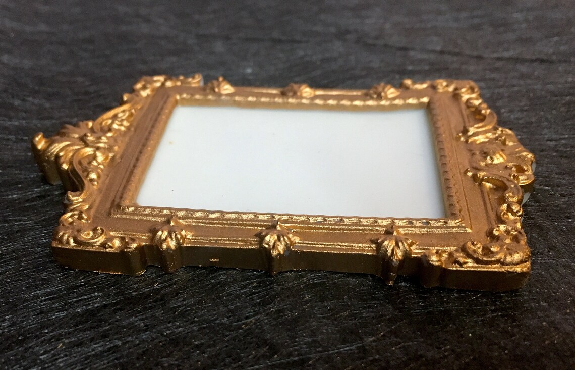 Antique Baroque Swirls Mirror Mold for Cake Decorating, Clay, Resin ...