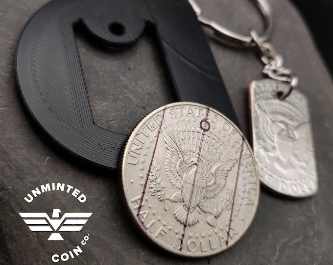 Unminted | US Half Dollar Dog Tag Coin Cutting Tracing Jig - Etsy