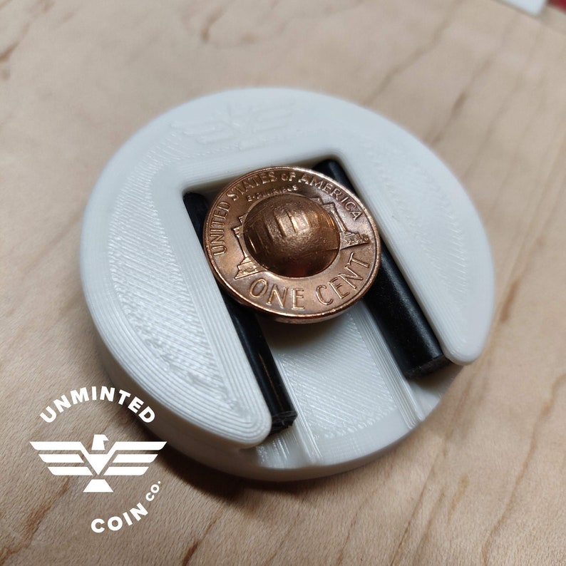 Unminted "cowboy Hat" US Penny Puck & Pusher Coin Tool Set - Etsy