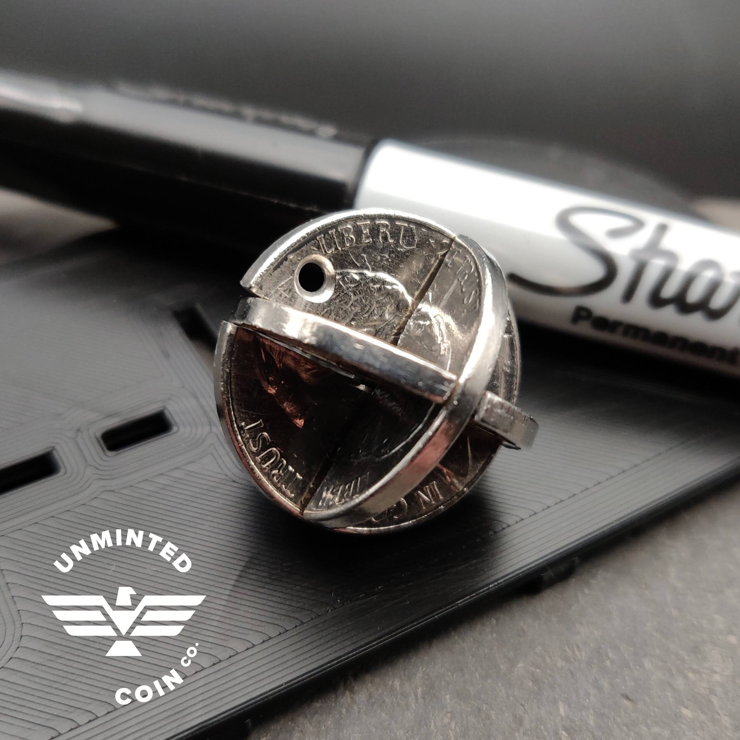 Unminted | US Nickel Coin Sphere Puzzle Coin Cutting Tracing Jig - Etsy