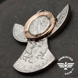 Unminted | Half Dollar Angel Ornament | Handmade Coin Decoration - Etsy