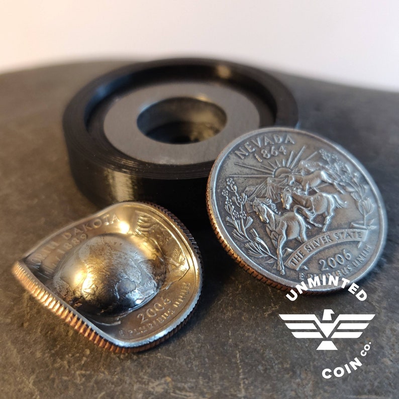 Coin Cowboy Hat Doming Pucks: US Penny, Nickel, Dime, Quarter, Half ...
