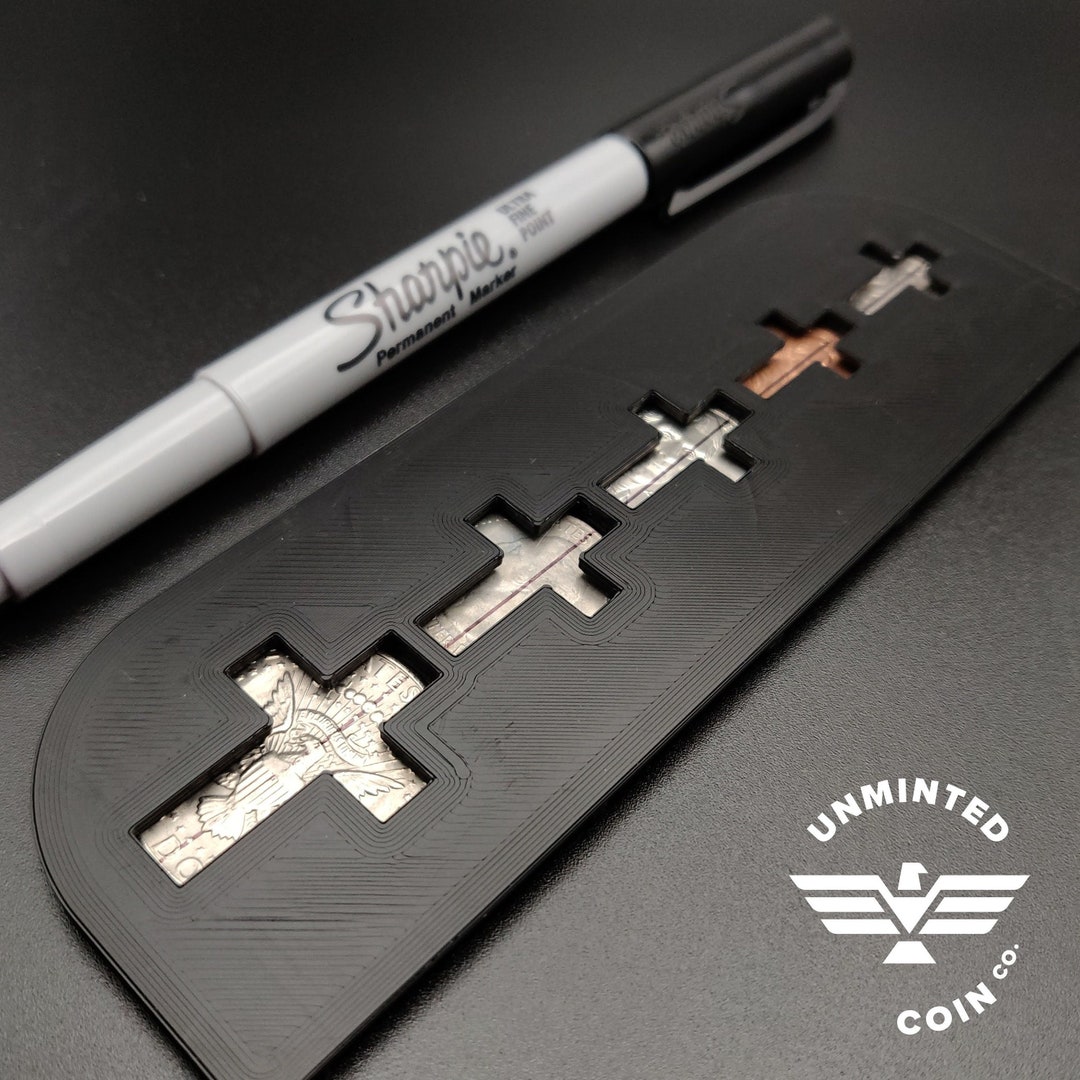 Unminted | US Coin Multi-cross (penny, Nickel, Dime, Quarter, Half ...