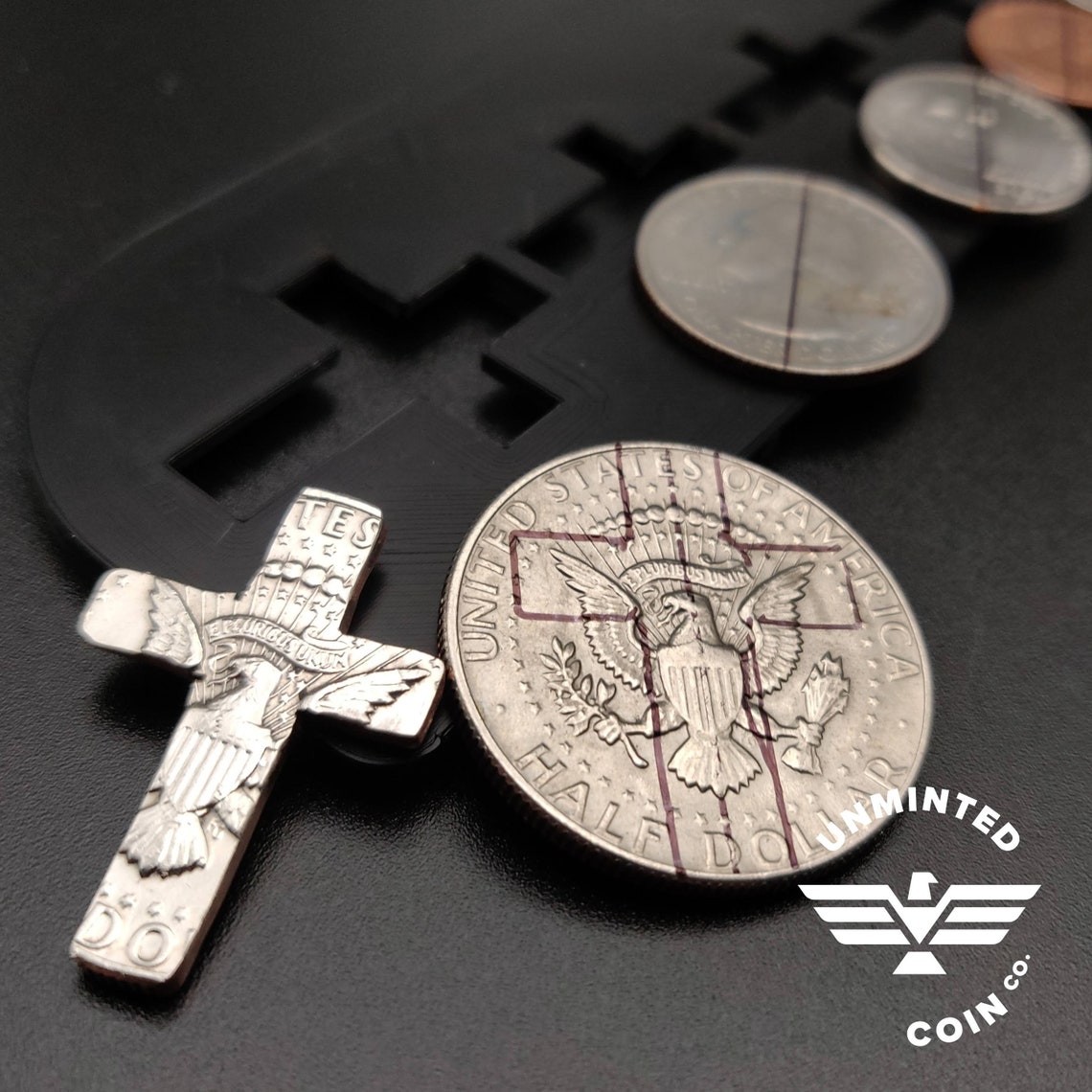 Unminted | US Coin Multi-cross (penny, Nickel, Dime, Quarter, Half ...