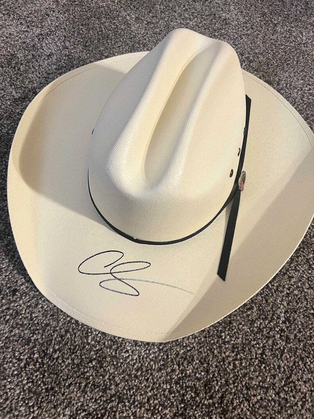 Chris Stapleton Signed White Cowboy Hat - Etsy