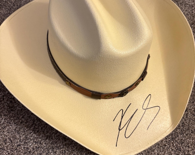 Kenny Chesney Signed White Cowboy Hat - Etsy