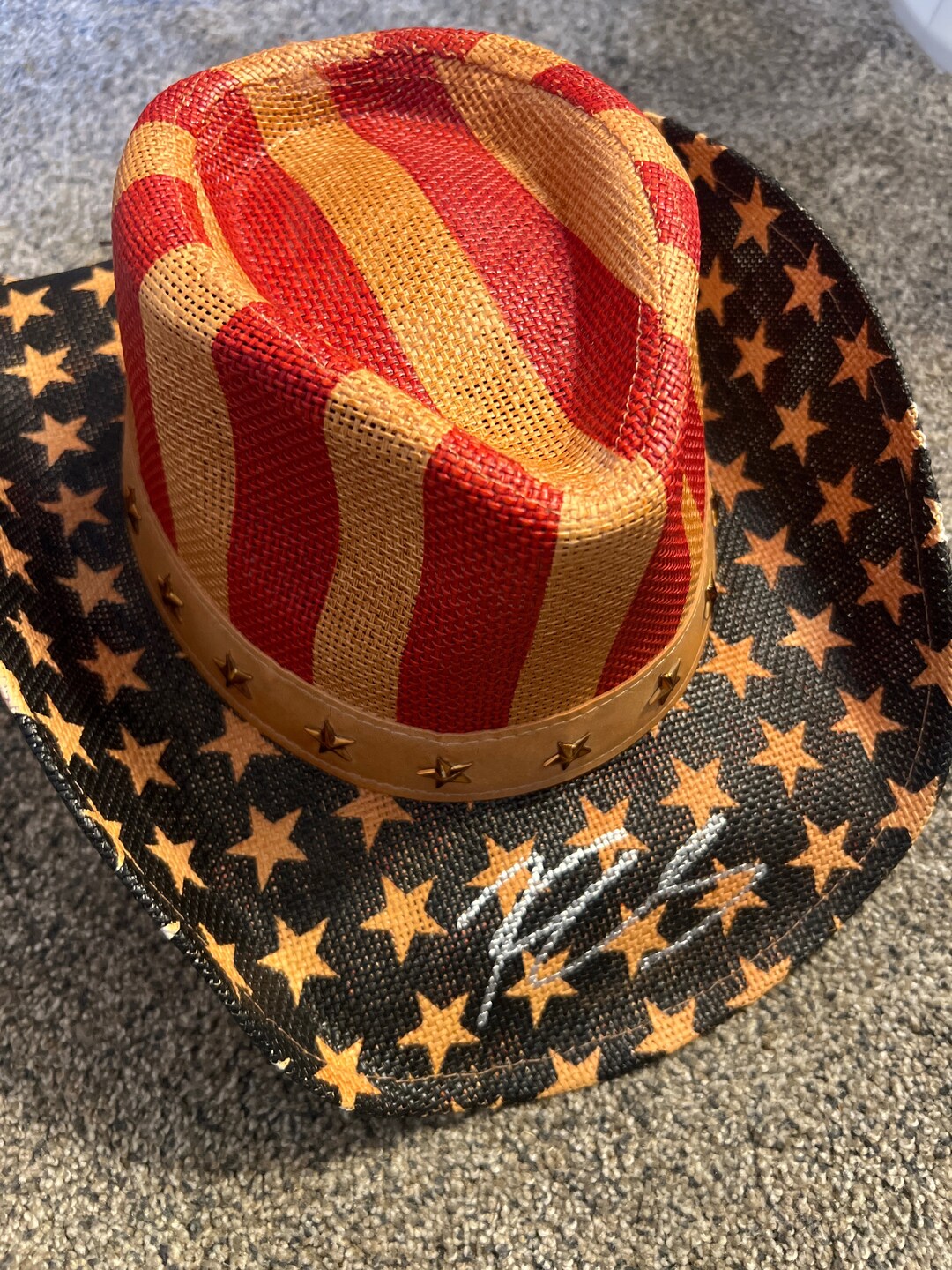 Kenny Chesney Signed USA Cowboy Hat - Etsy