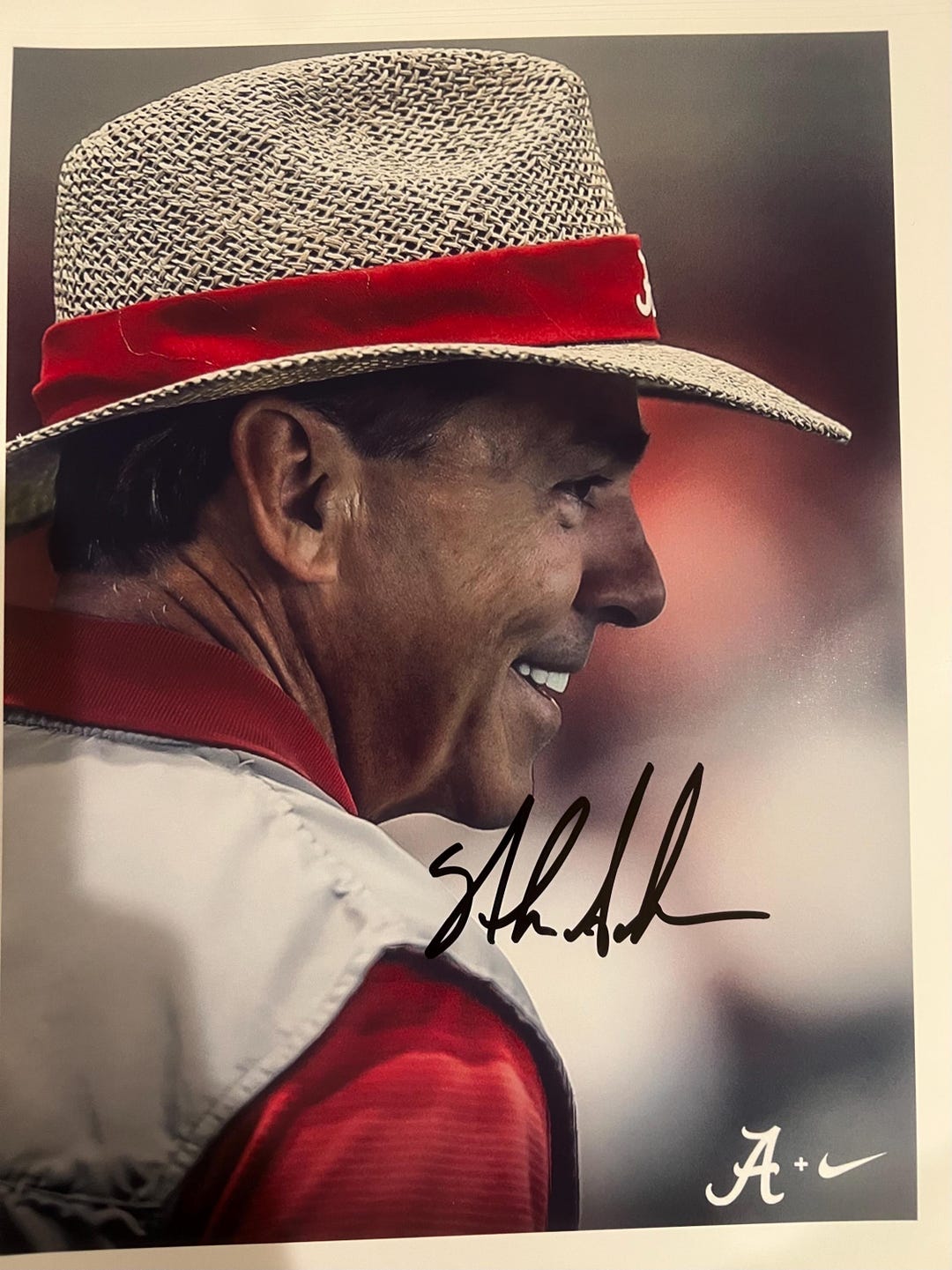 Nick Saban Alabama Crimson Tide Signed 2015 Hat 6x National Champ - Etsy