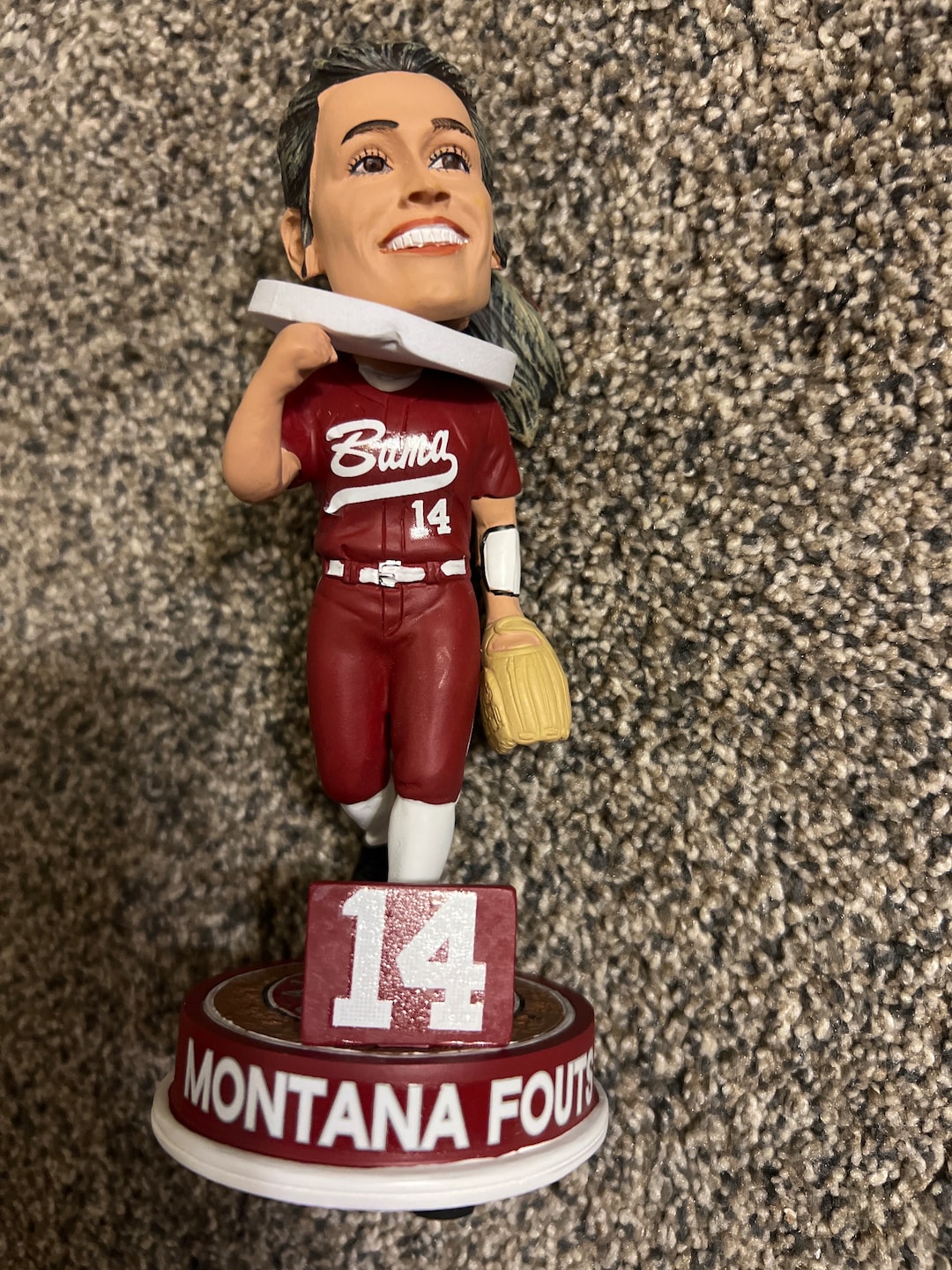 Montana Fouts Alabama Crimson Tide Softball Bobblehead Numbered - Etsy