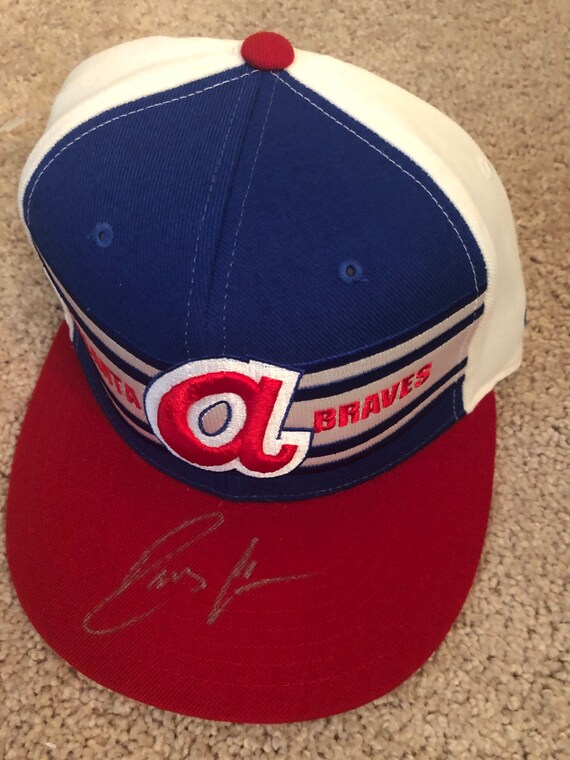 Ronald Acuna Jr. Atlanta Braves Signed Baseball Hat | Etsy