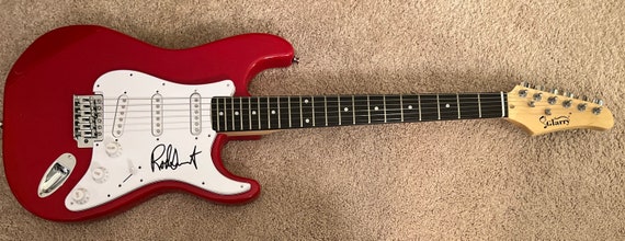 Rod Stewart Signed Electric Guitar - Etsy