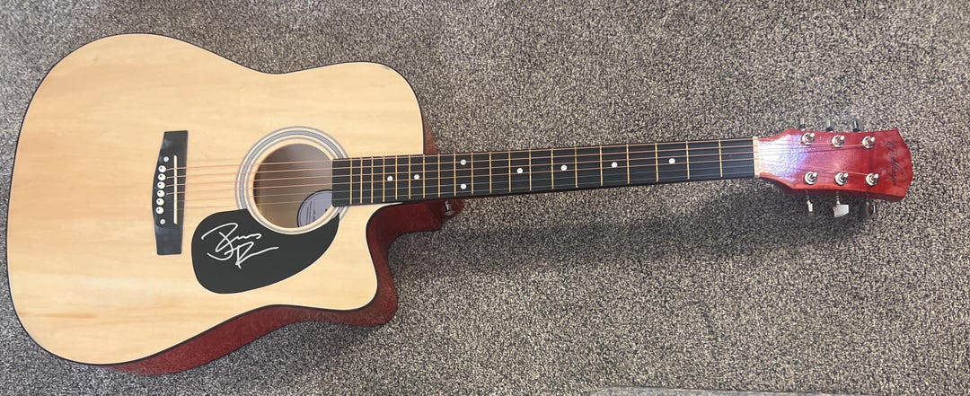 Jelly Roll Signed Blonde Acoustic Guitar - Etsy UK