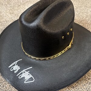 George Strait Signed Black Cowboy Hat - Etsy