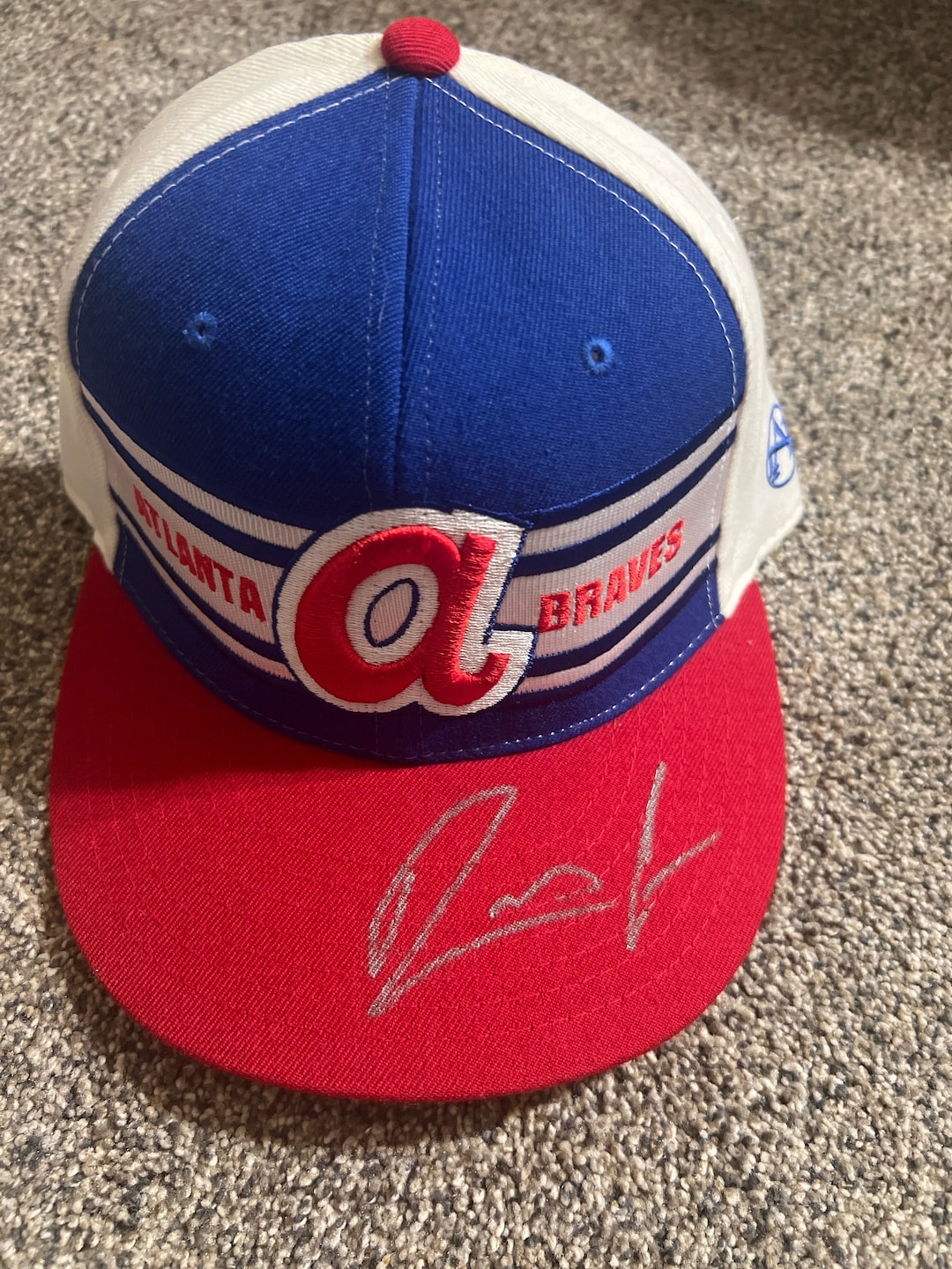 Ronald Acuna, Jr. Atlanta Braves Signed Baseball Hat. MVP 7 3/8 - Etsy ...