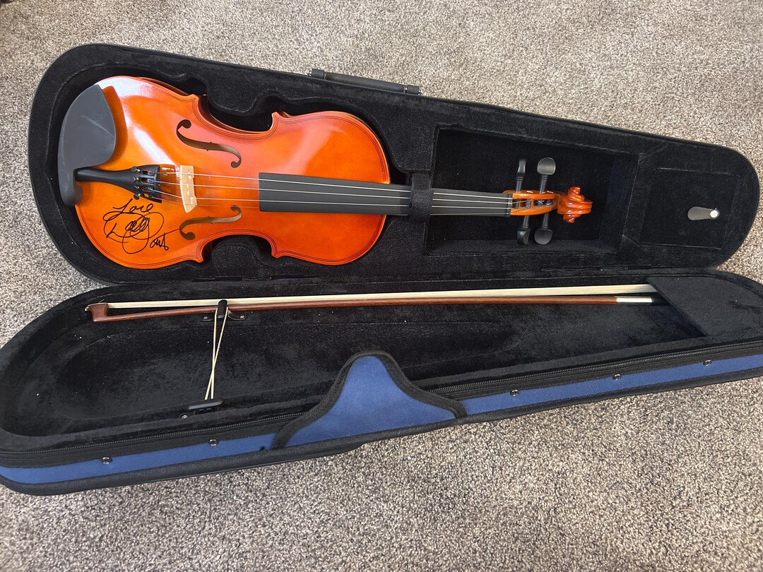 Dolly Parton Signed Fiddle With Case & Bow - Etsy