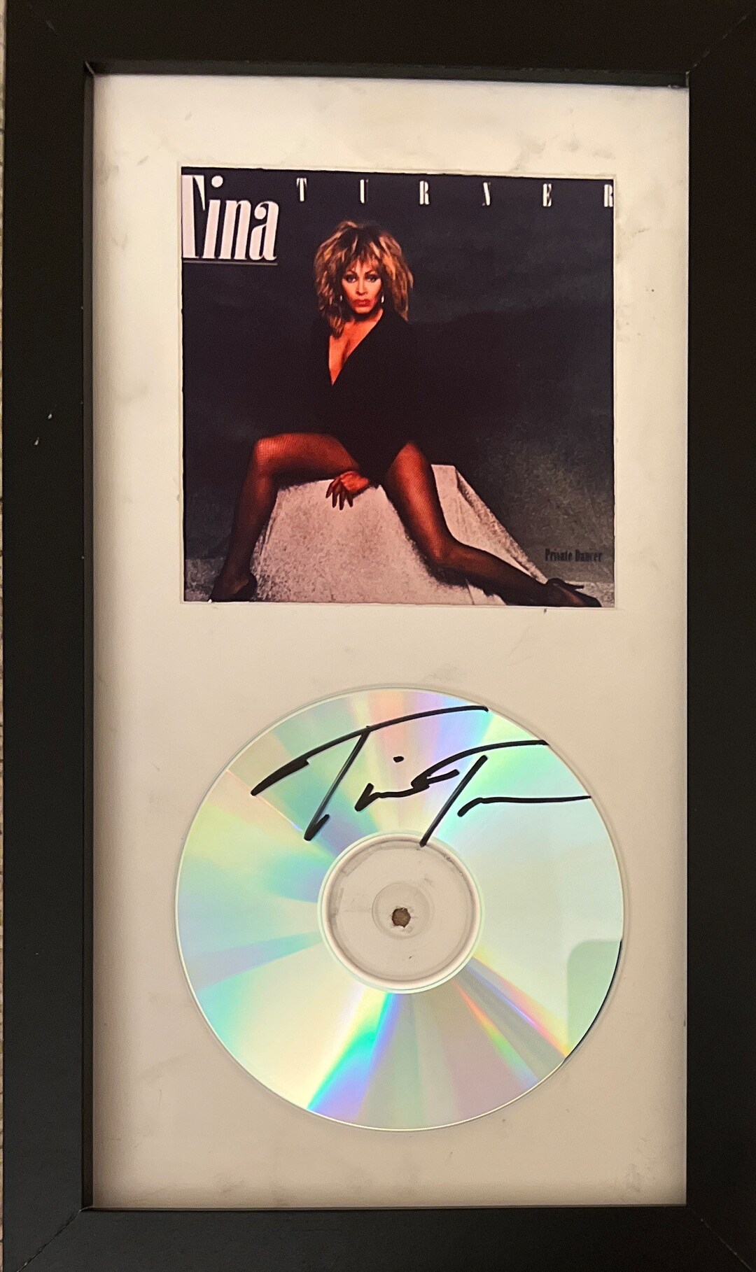 Tina Turner Signed Framed CD Cover Photo in 7x13 - Etsy