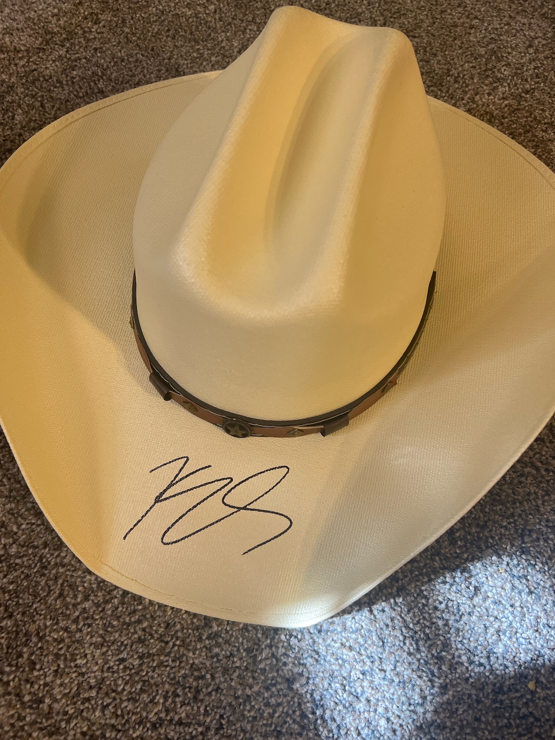 Kenny Chesney Signed White Cowboy Hat - Etsy