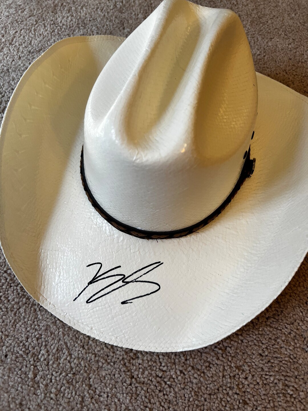 Kenny Chesney Signed White Cowboy Hat - Etsy