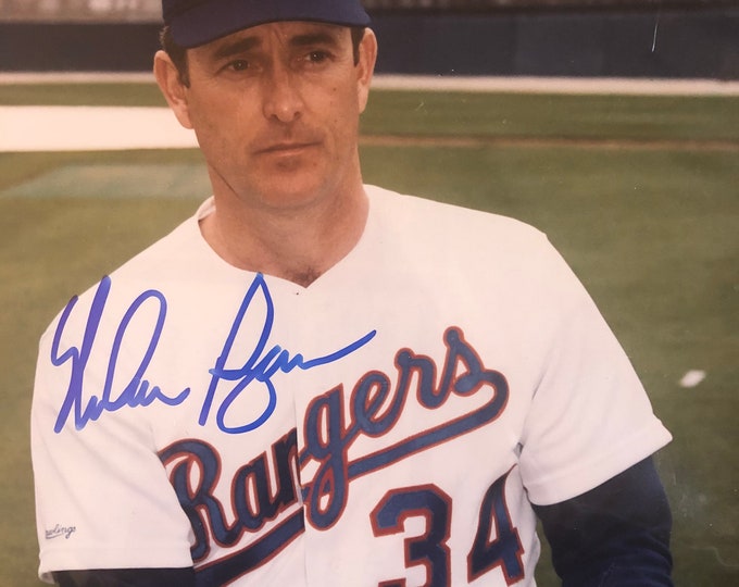 Nolan Ryan Texas Rangers Hall of Fame Legend Signed 8x10 Photo - Etsy