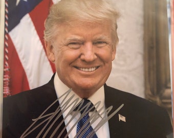 Donald Trump Signed Photo - Etsy