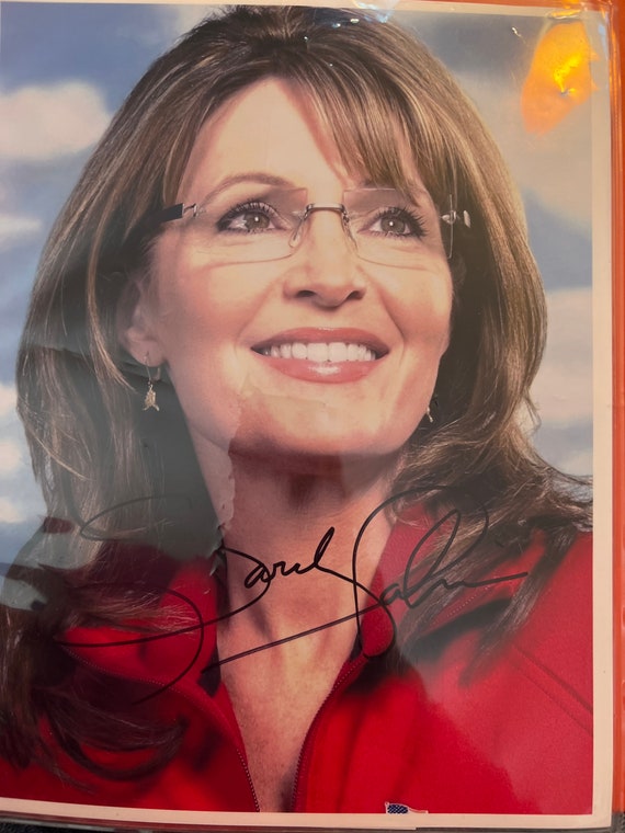 Govenor Sarah Palin VP Signed 8x10 Photo | Etsy