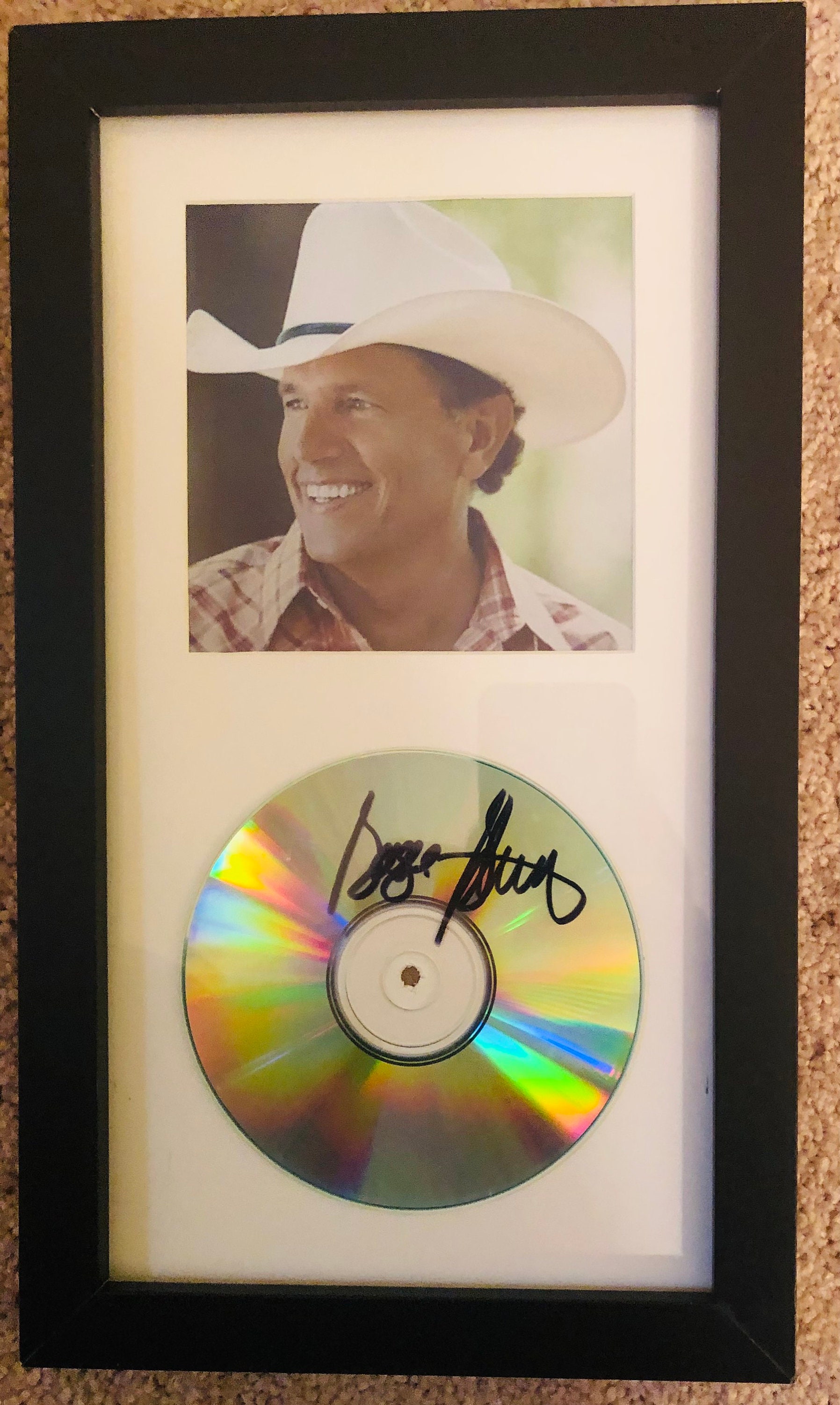Art & Collectibles Collectibles Memorabilia George Strait Signed Framed ...
