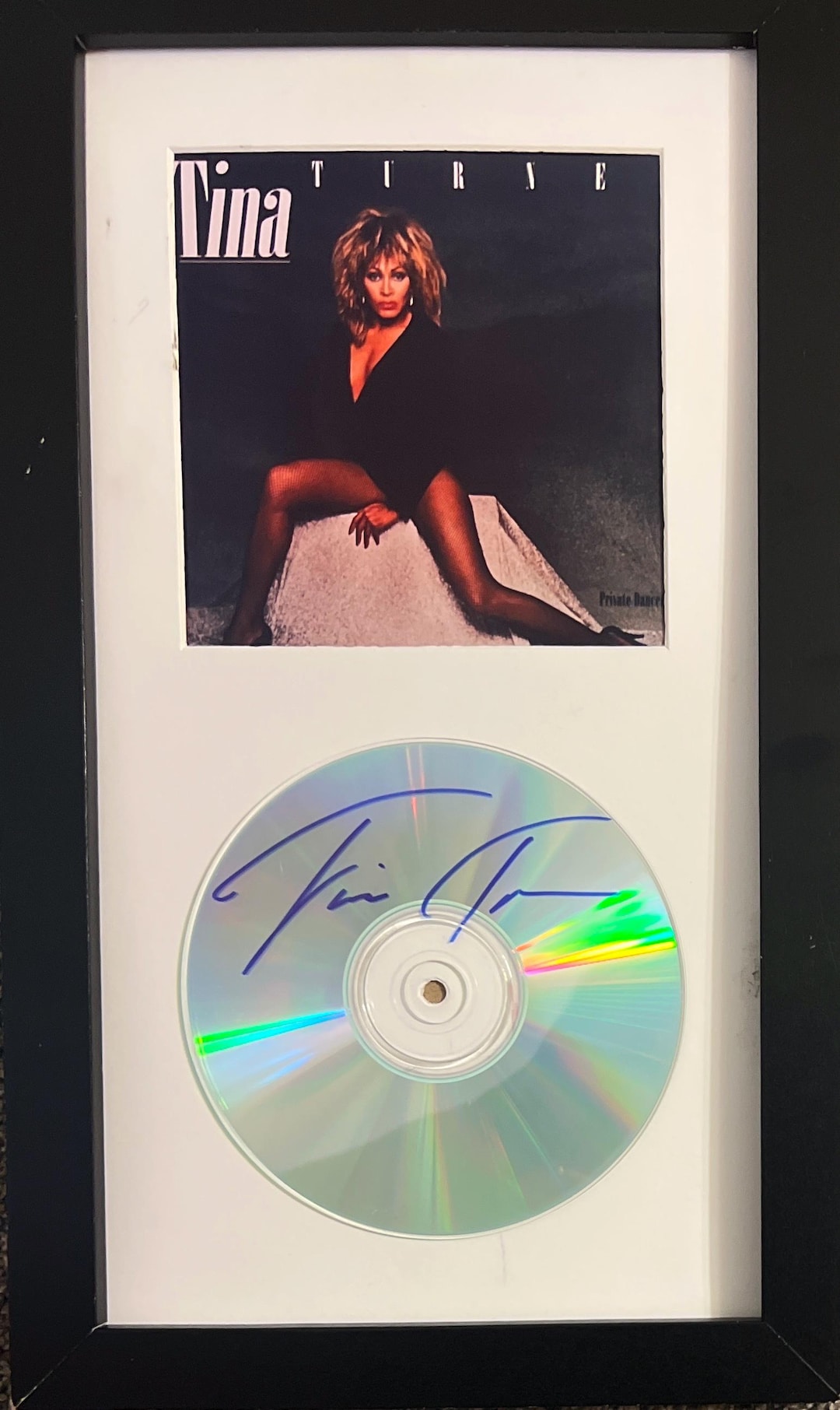 Tina Turner Signed Framed CD- Cover Photo in 7x13 - Etsy