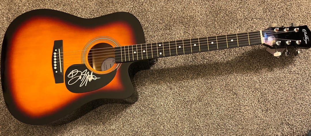 Bruce Springsteen Signed Sunburst Acoustic Guitar Autographed USA - Etsy