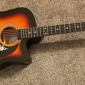 Bruce Springsteen Signed Sunburst Acoustic Guitar Autographed USA - Etsy