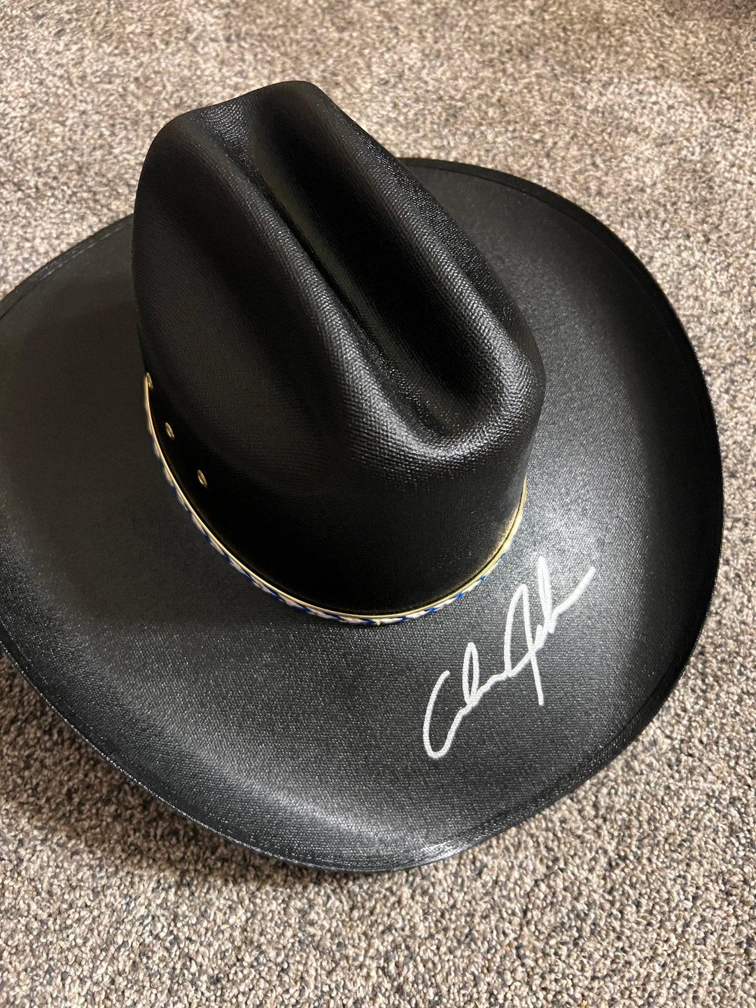 Alan Jackson Signed Black Cowboy Hat - Etsy