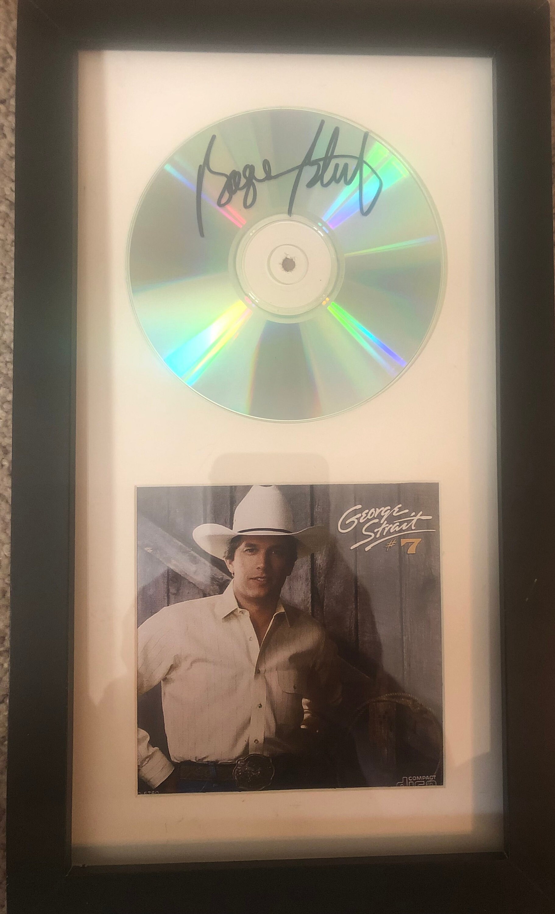 Art & Collectibles Collectibles Memorabilia George Strait Signed Framed ...