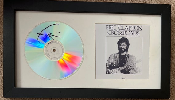 Eric Clapton Signed Framed CD and Photo 7x13 - Etsy