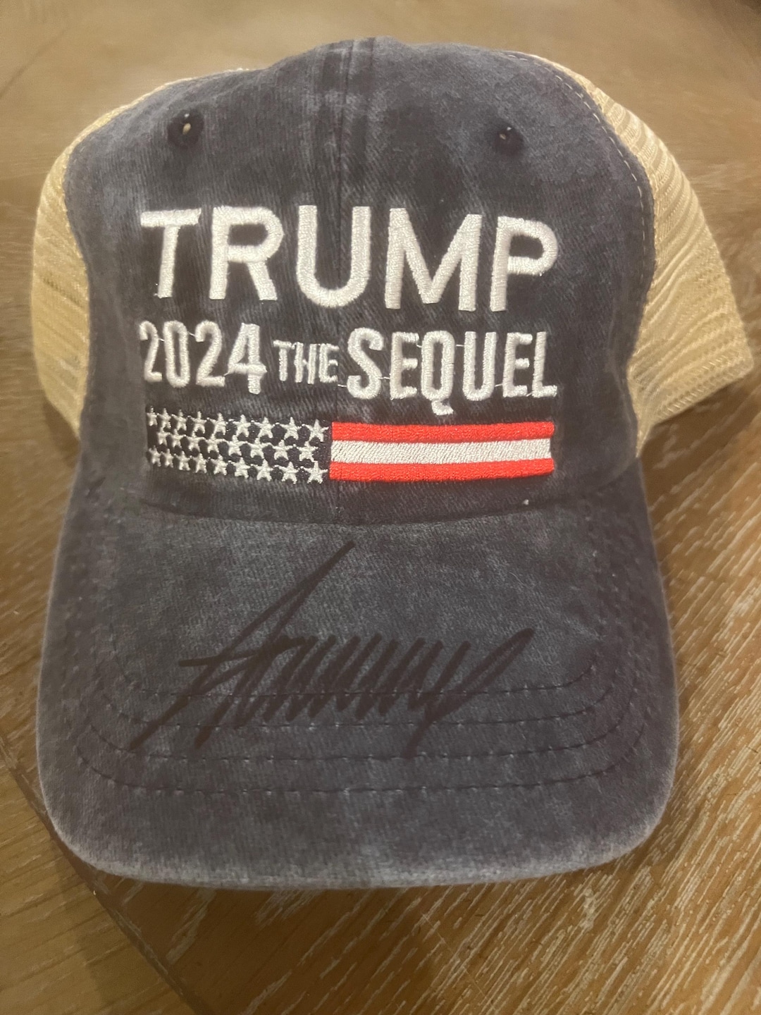 47th President Donald J. Trump Signed “trump - 2024 the Sequel” Hat - Etsy