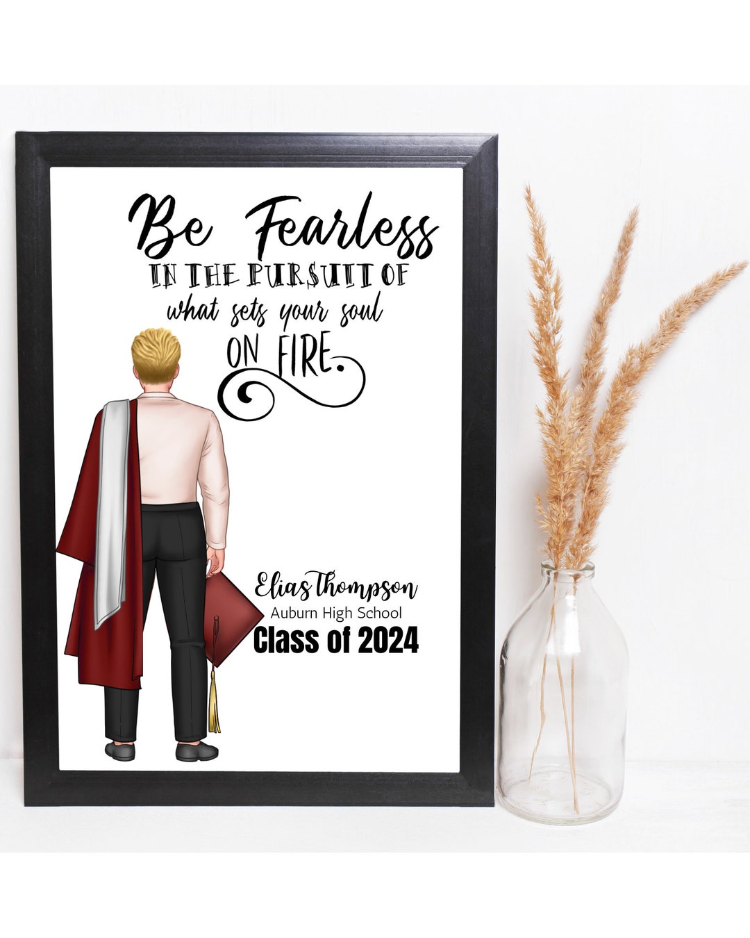 Graduation Gift, Personalized Graduate Photo, Framed Graduation ...