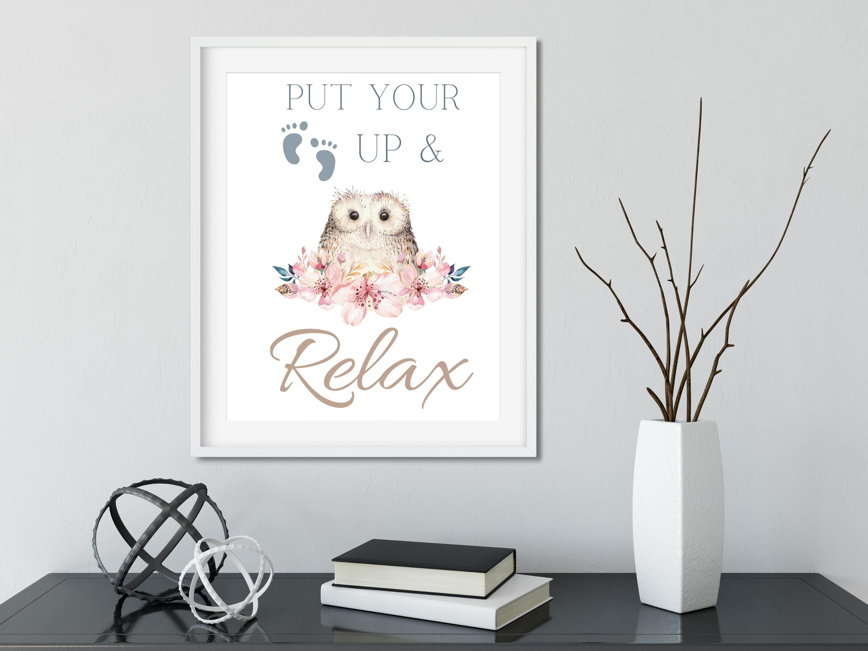 Put Your Feet up and Relax, PRINTABLE Wall Art, INSTANT Download, Guest ...