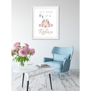 Put Your Feet up and Relax PRINTABLE Wall Art INSTANT - Etsy