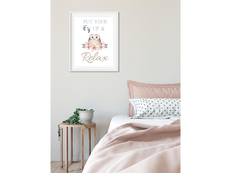 Put Your Feet up and Relax PRINTABLE Wall Art INSTANT | Etsy