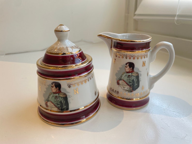 Vintage Napoleon and Josephine Coffee Set, Porcelaine De Luxe - Etsy