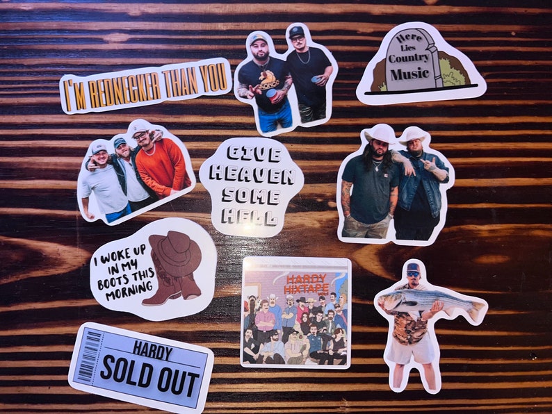 Hardy Sticker Pack - Etsy
