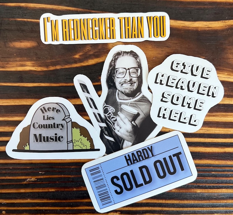 Hardy Sticker Pack - Etsy