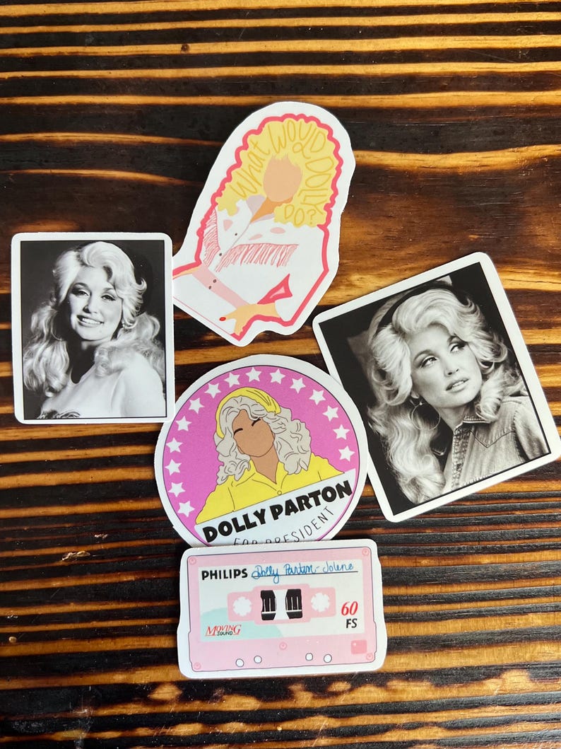 Dolly Parton and Reba Sticker Pack - Etsy