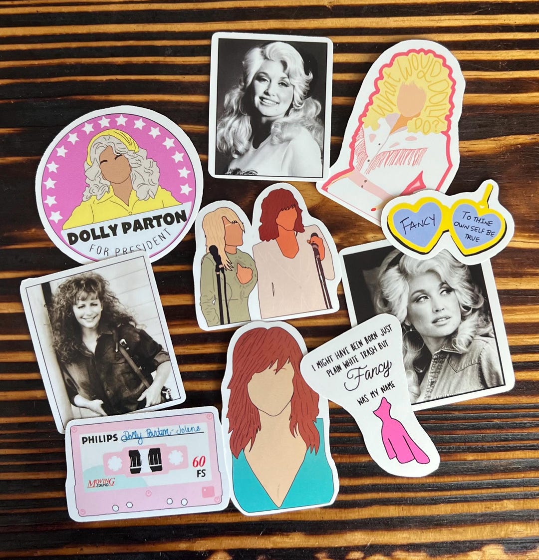 Dolly Parton and Reba Sticker Pack - Etsy