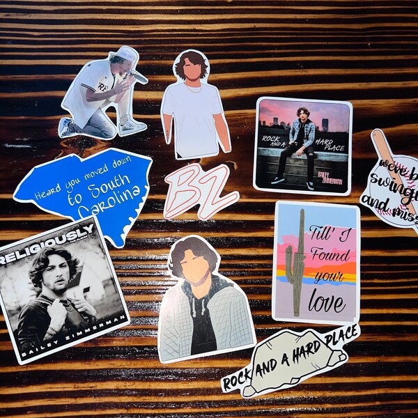 Bailey Zimmerman Stickers - Etsy