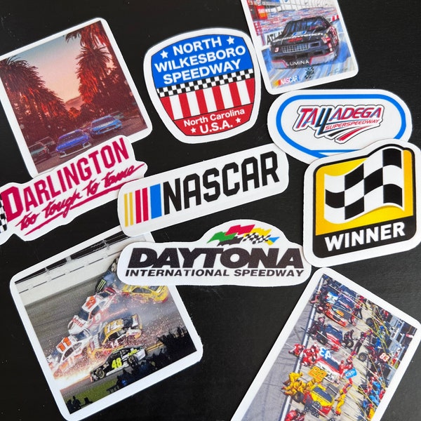 Nascar Stickers - Etsy
