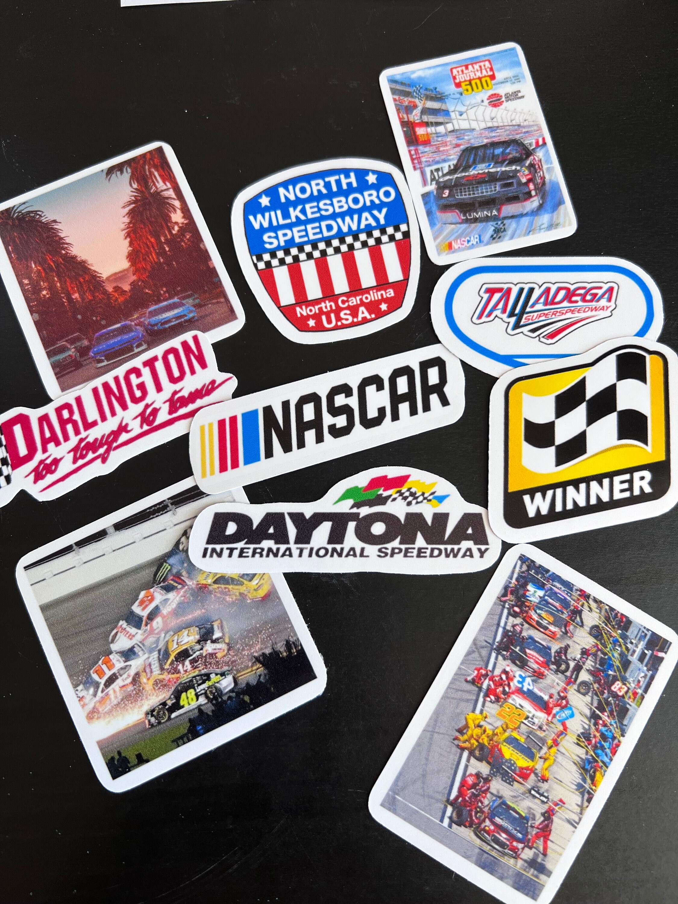 Nascar Sticker Pack - Etsy