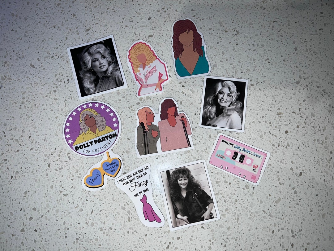 Dolly Parton and Reba Sticker Pack - Etsy