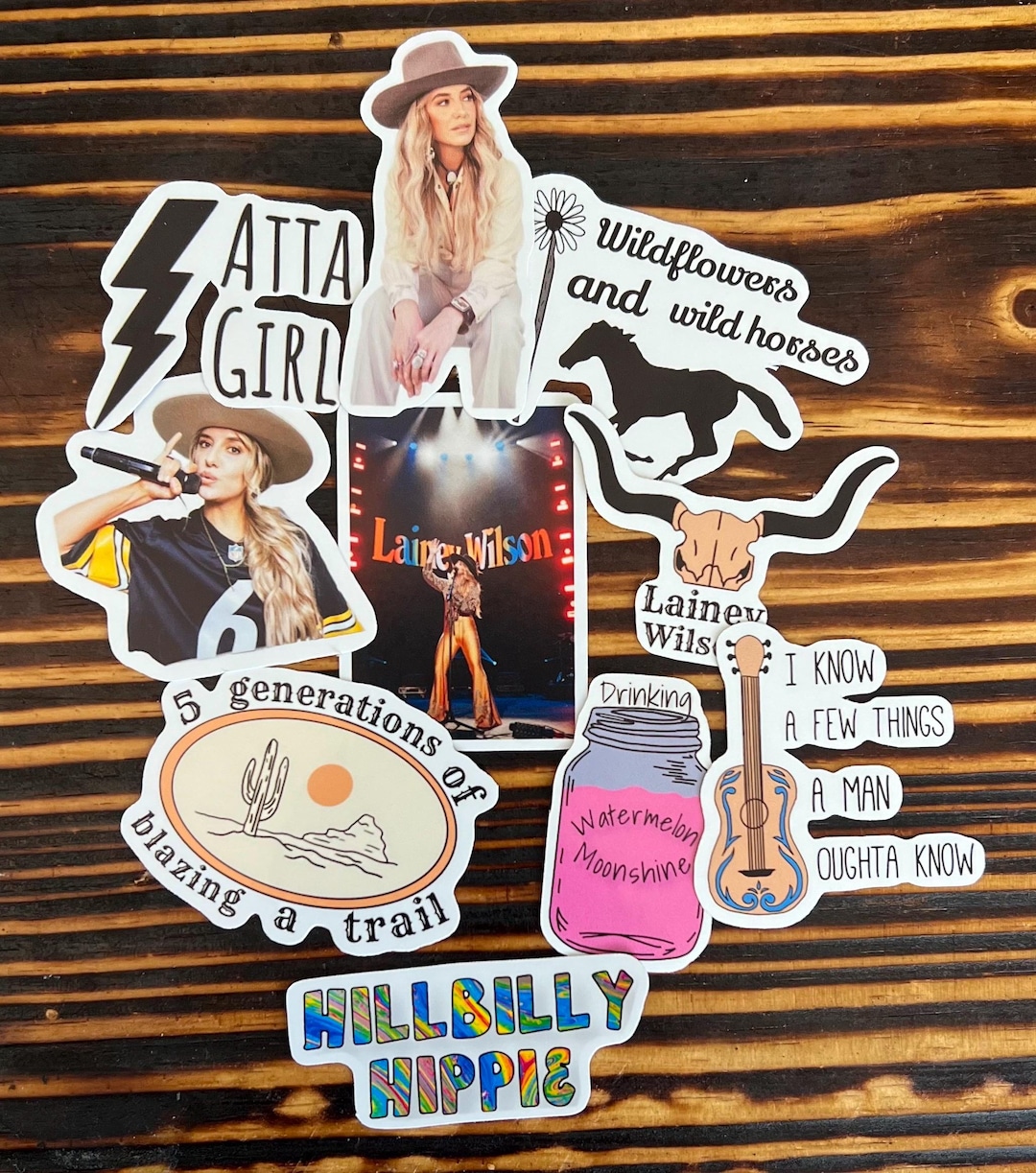 Lainey Wilson Sticker Pack - Etsy